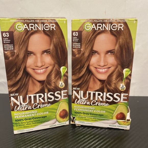 Garnier | Hair | 2 Pack Garnier Hair Color Nutrisse Permanent Hair ...